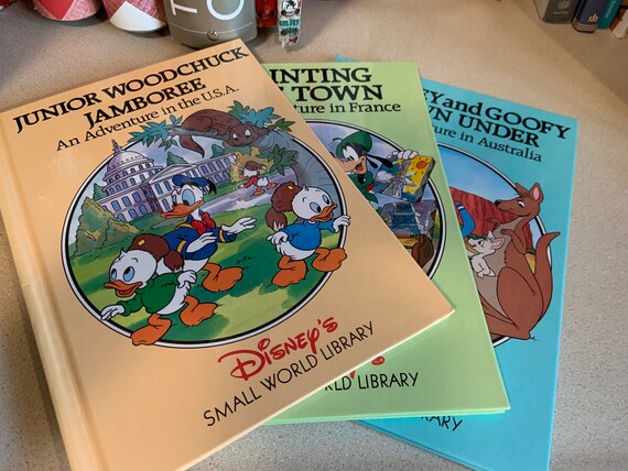 Vintage Grolier Books Disney's Small World Library | Etsy