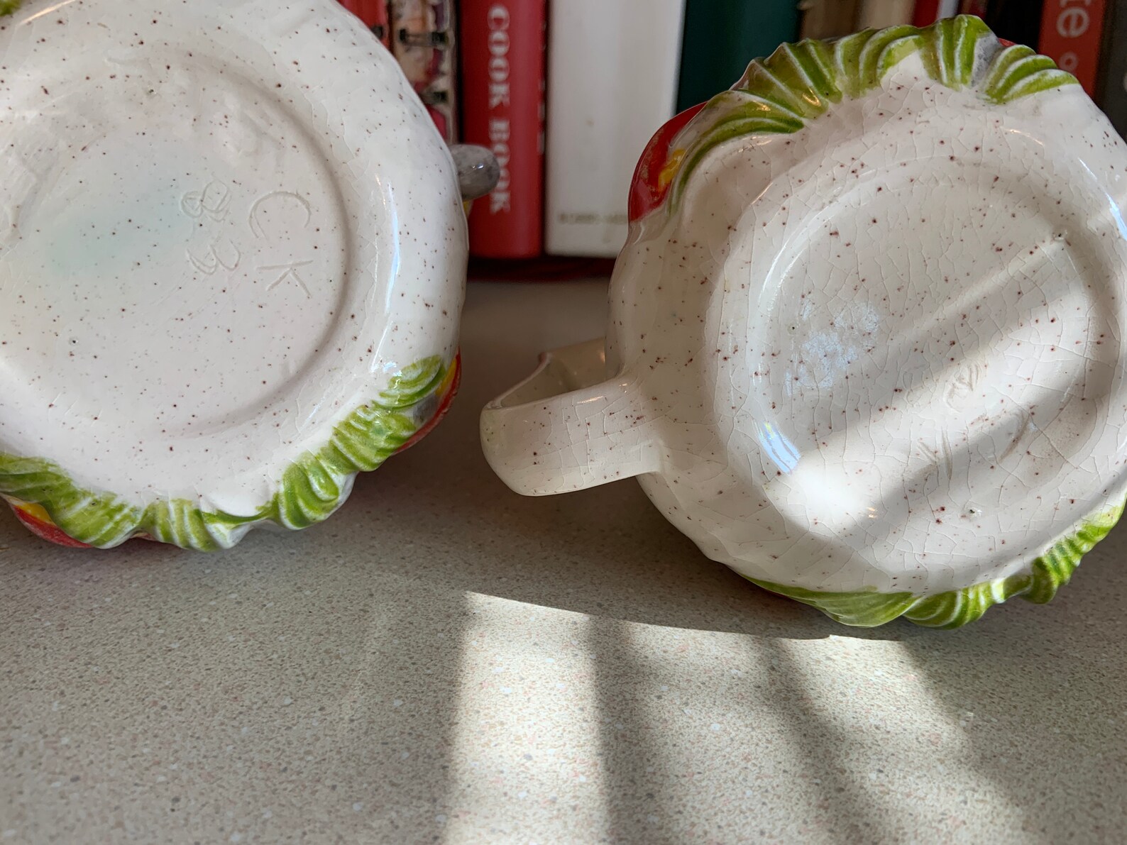 Vintage Ceramic Mushroom Tea Pot Sugar and Creamer Set and - Etsy