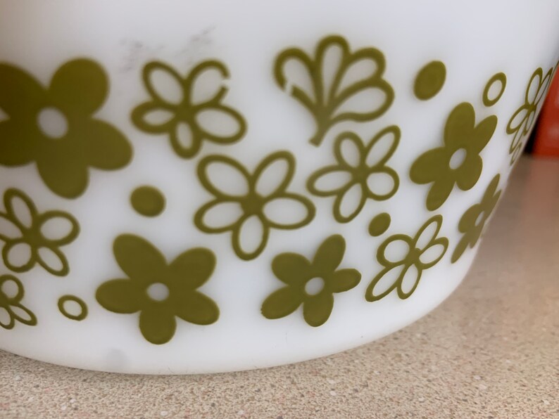 Vintage Pyrex Spring Blossom Bake Serve Store Casserole Dish | Etsy