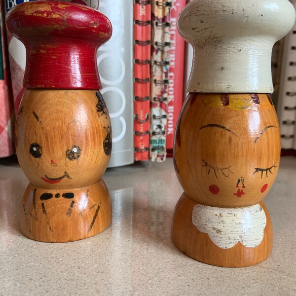 Red Top Salt Pepper - Etsy