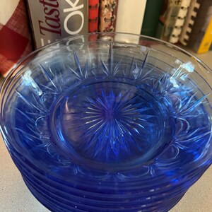 Vintage Avon American Royal Blue Dinnerware Collection Bowls Set of 8 ...