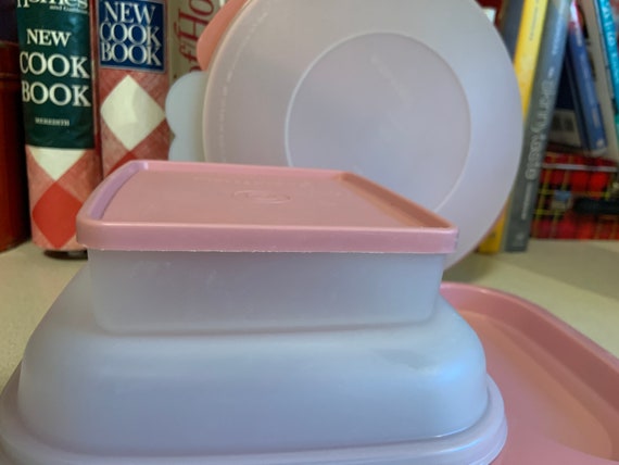 Vintage Tupperware Rose Lunch Tray Divide Plate and | Etsy