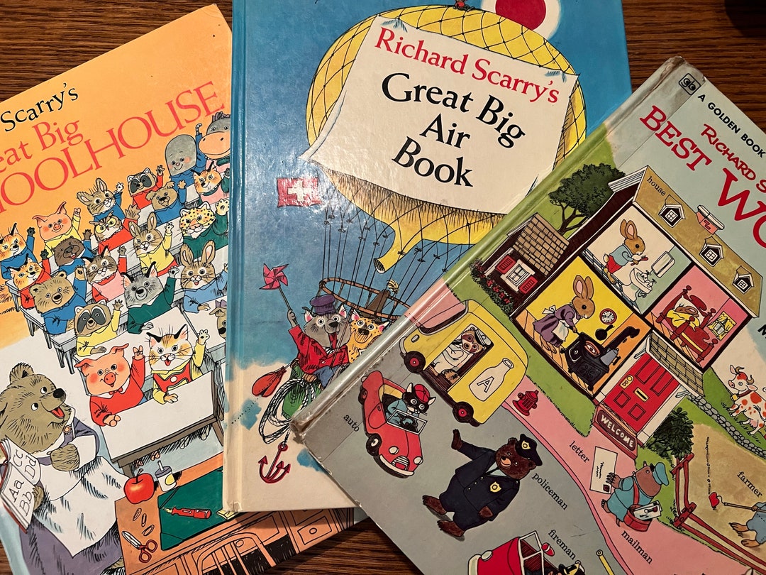 Vintage Collection of Richard Scarry's Random House and Golden Book ...