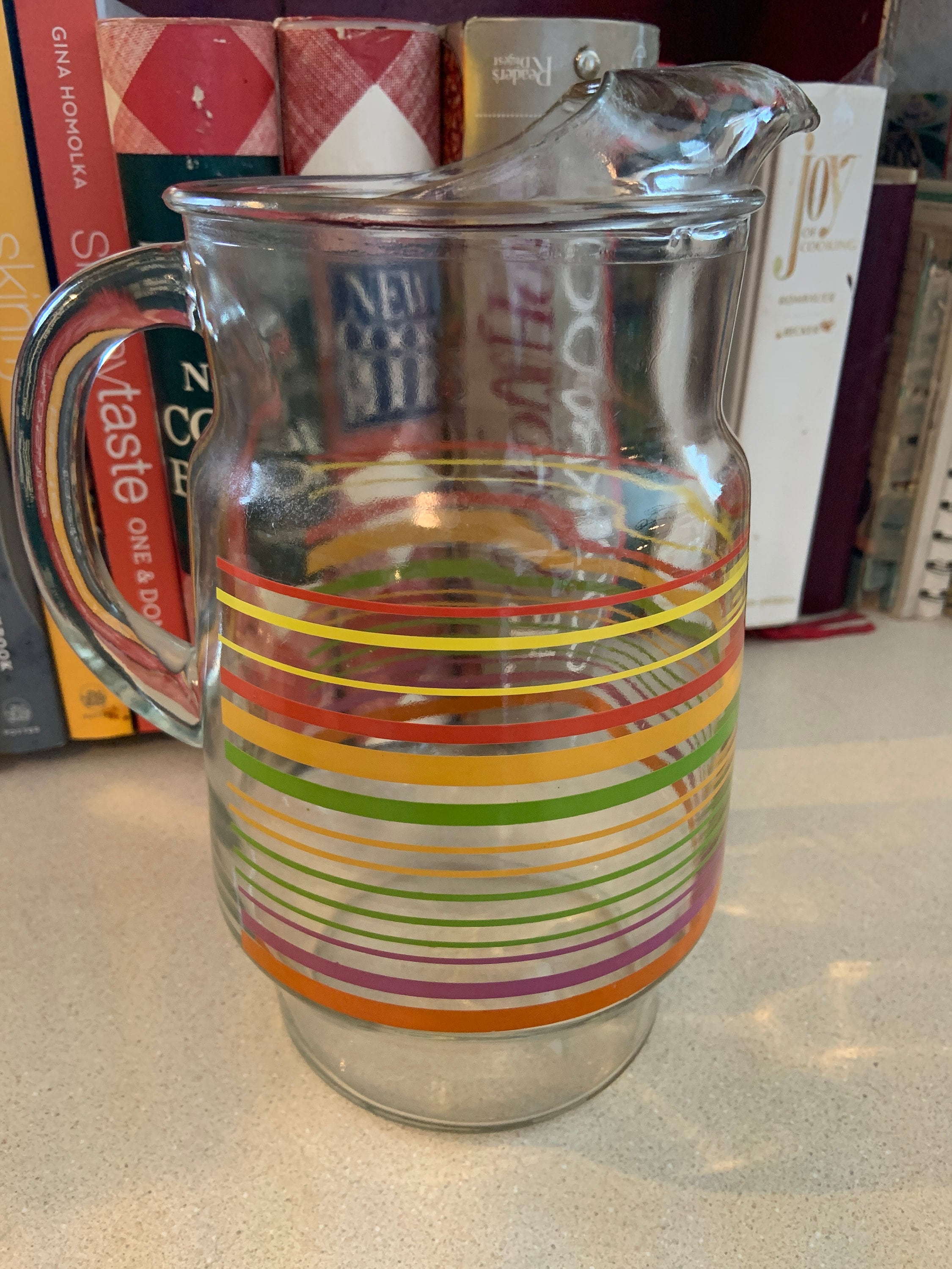 Vintage Glass Pitchers-various Patterns - Etsy