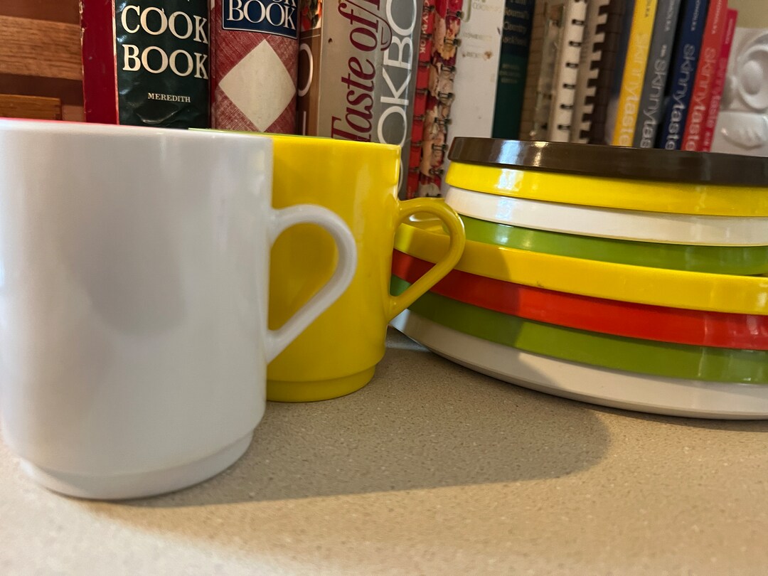 Vintage Oblique Stacking Plates Dinnerware Collection - Etsy