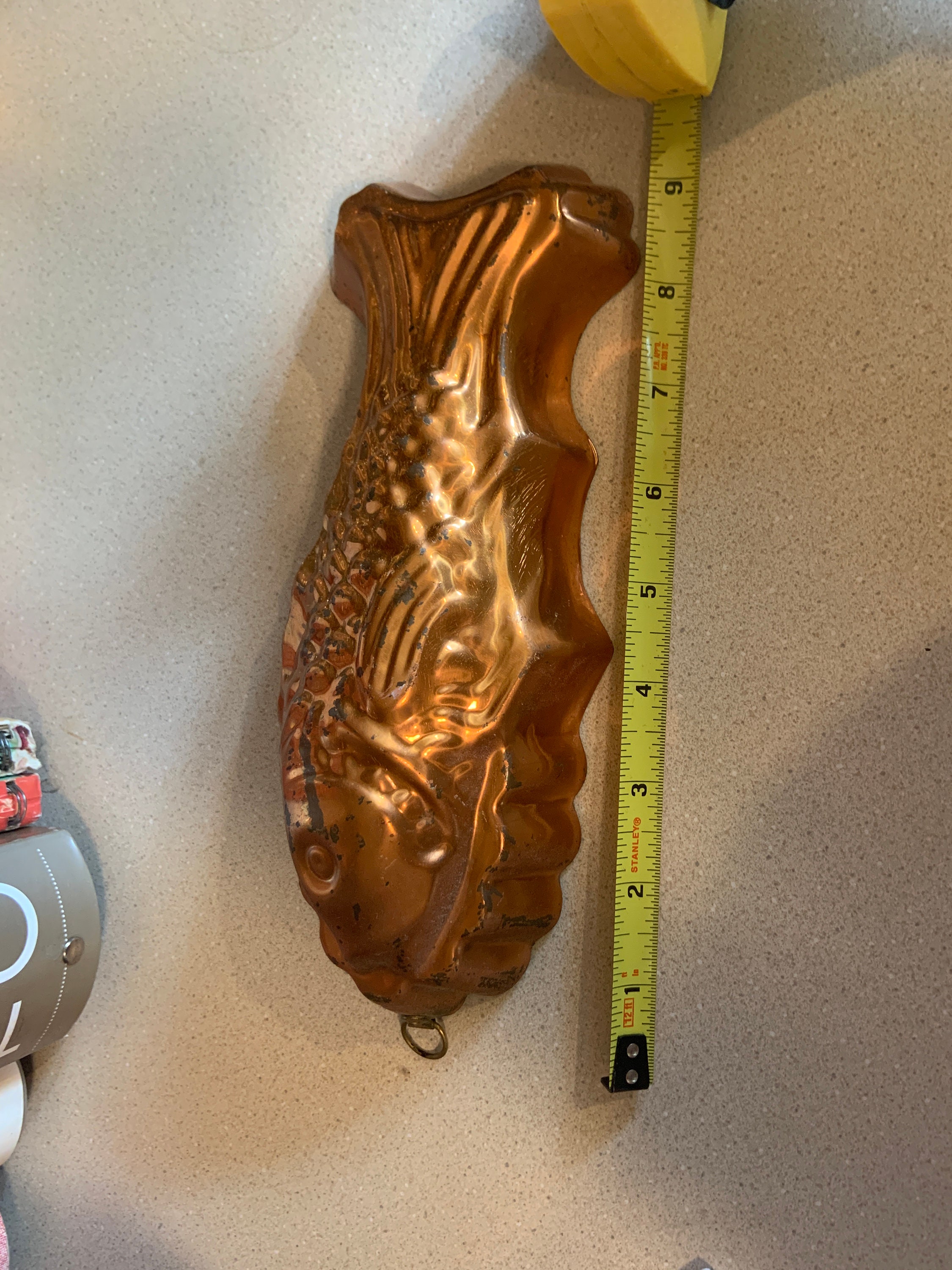 Vintage Tagus Copper Clad Fish Mold - Etsy