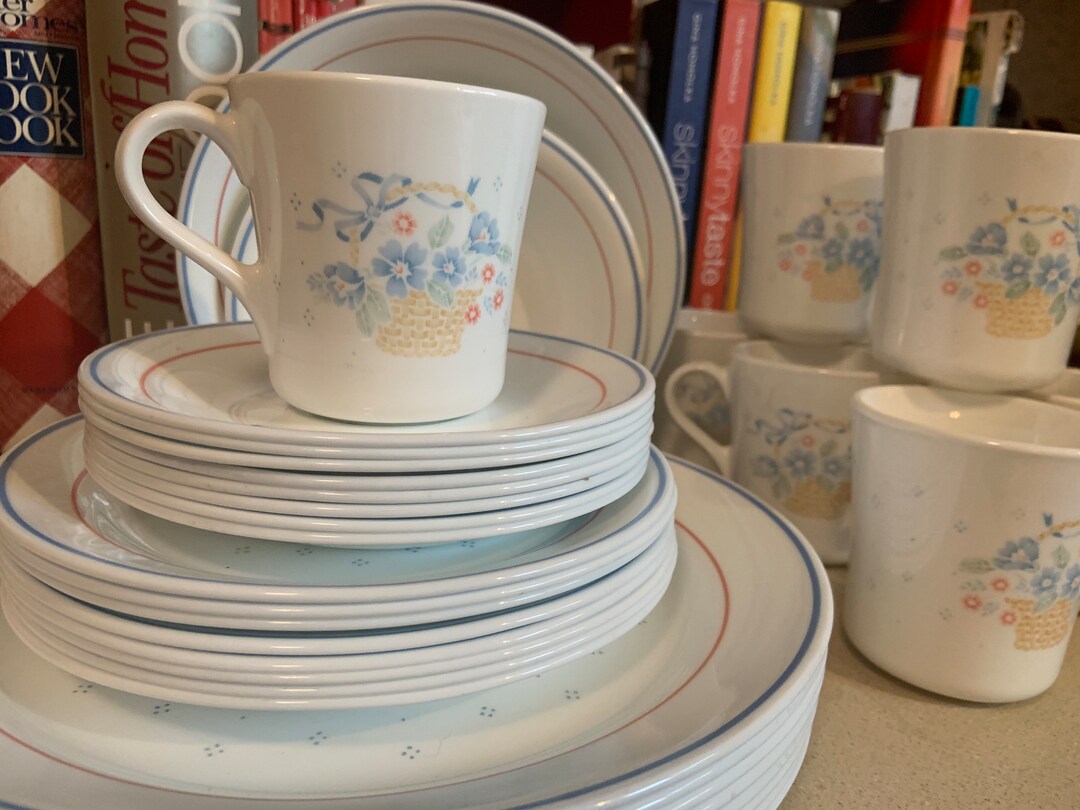 Vintage Corelle Country Cornflower Dinnerware Collection - Etsy