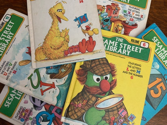 Vintage the Sesame Street Library Collection | Etsy