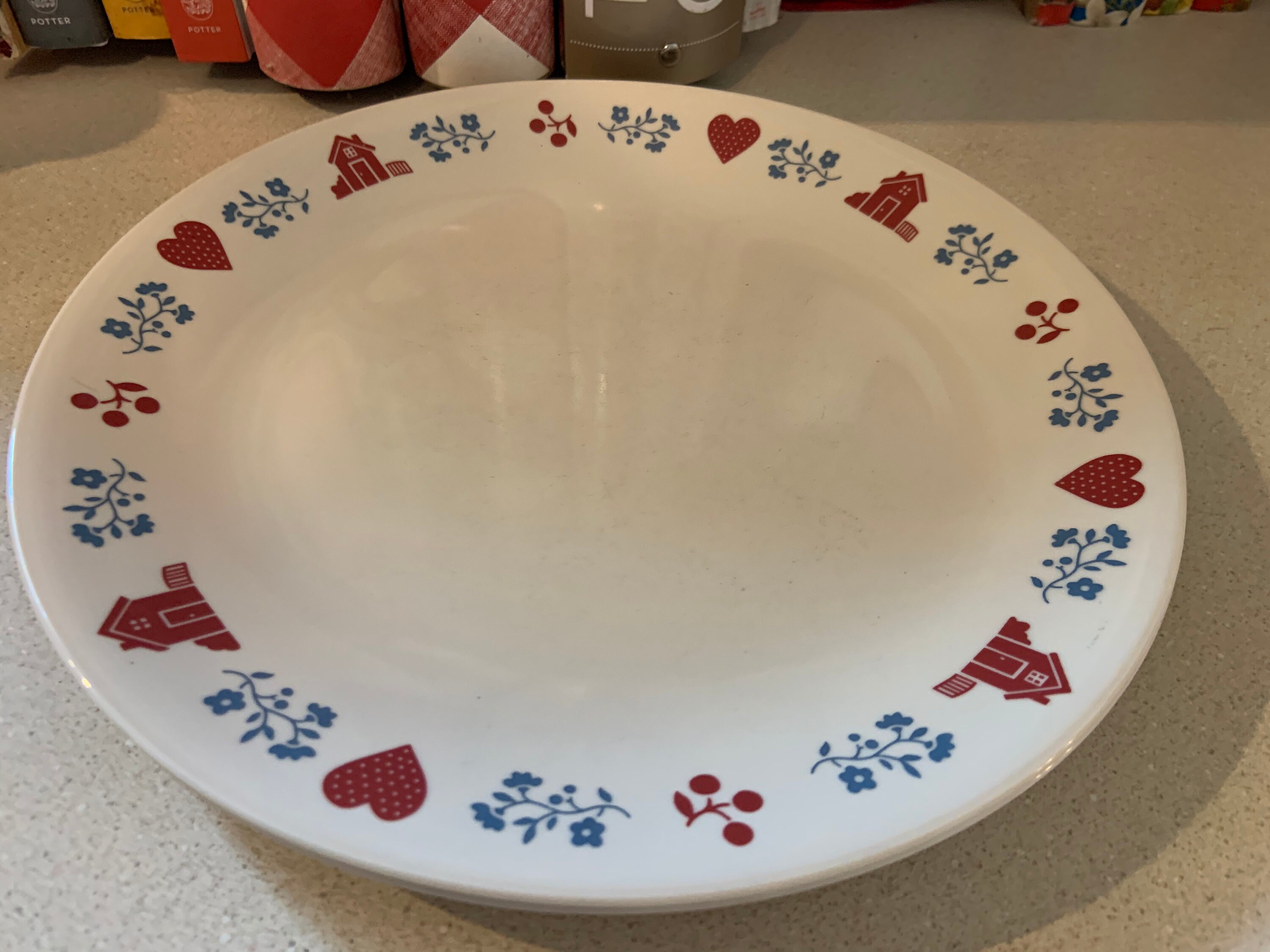 Vintage Corelle Dinnerware Plates Hometown Pattern - Etsy