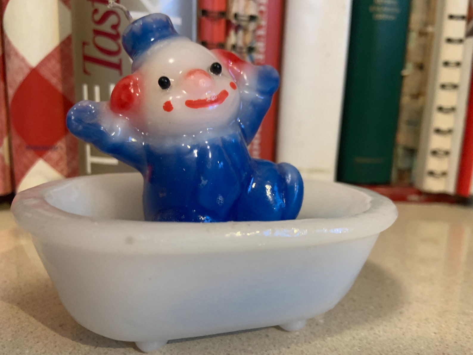 Vintage Candle Clown in a Bathtub - Etsy
