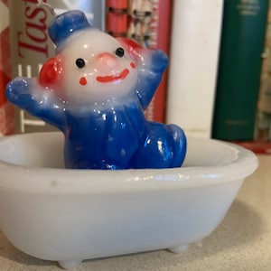 Vintage Candle, Clown in a Bathtub - Etsy