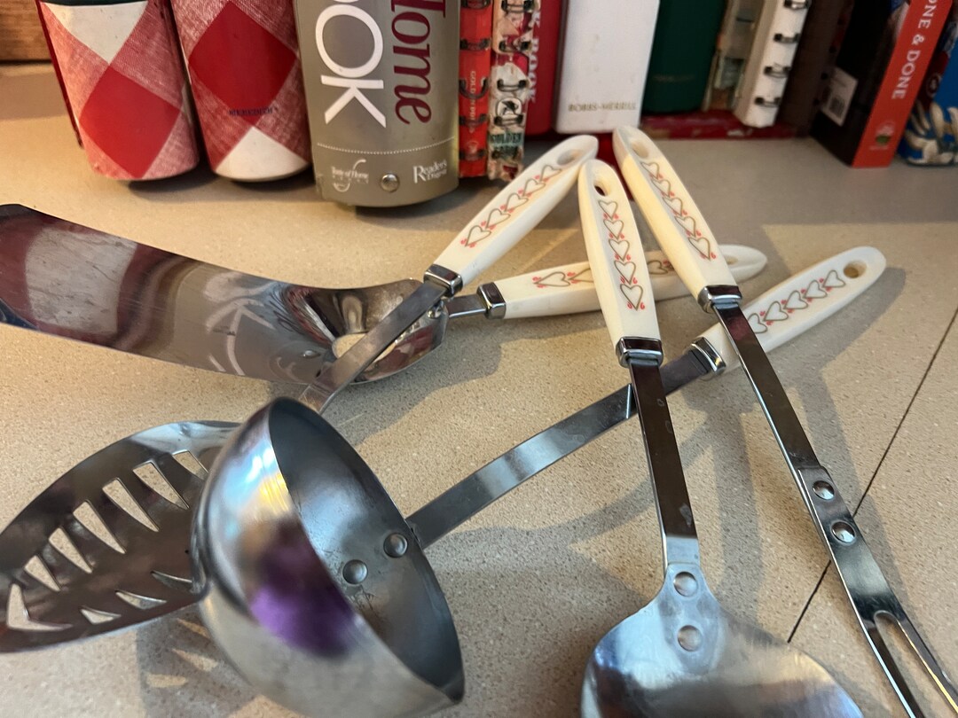 Vintage Corelle Coordinates Serving Utensils Androck Stainless Steel - Etsy