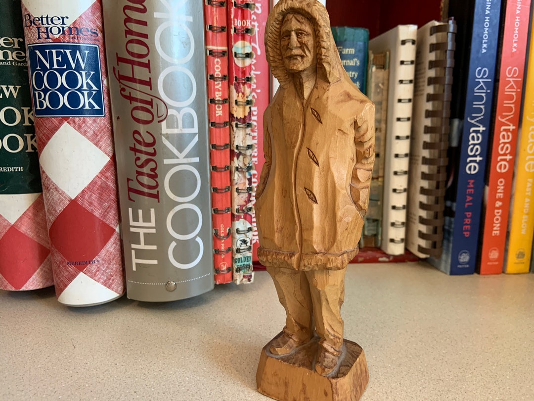 Vintage Quebec Wood Carving - Etsy