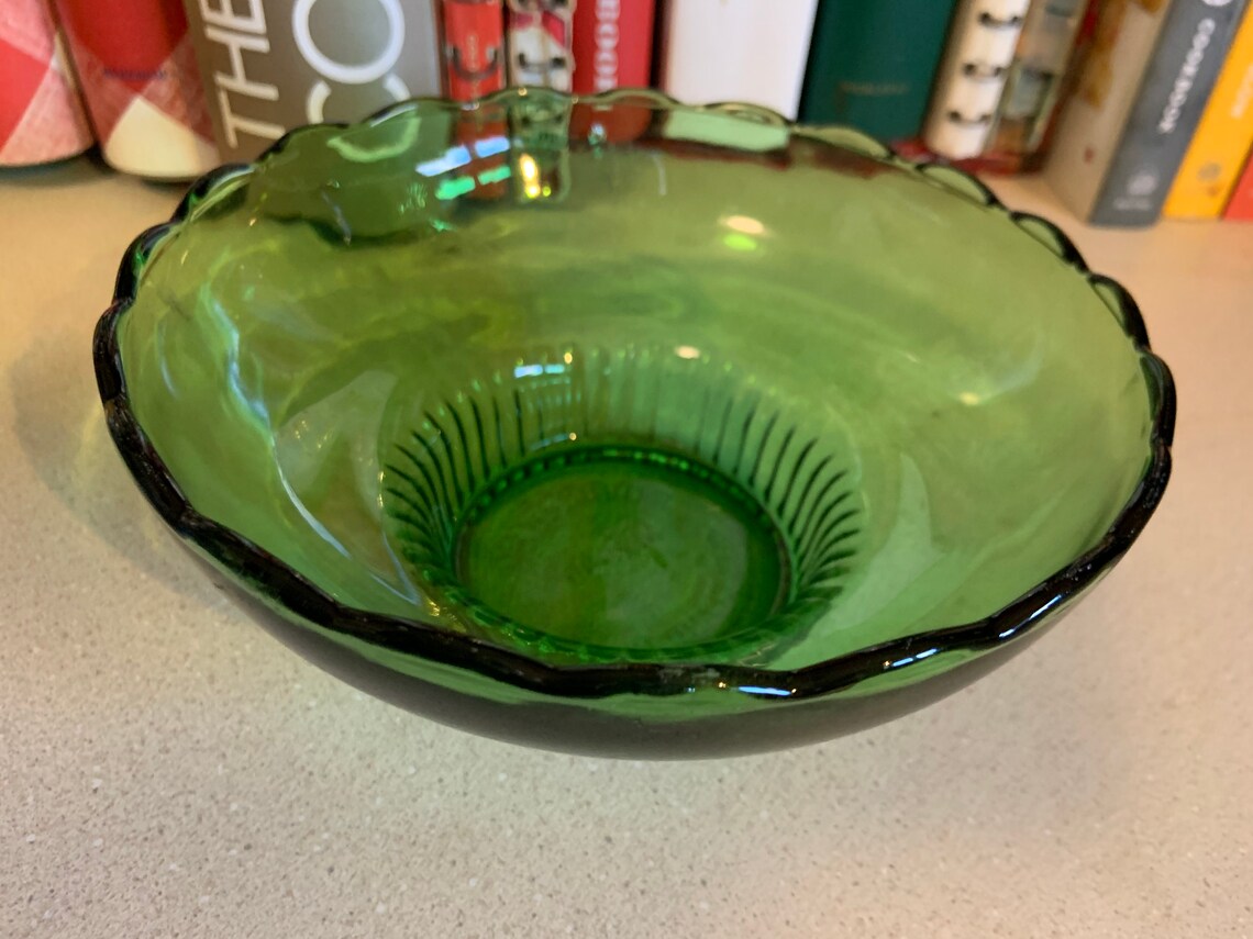 Vintage E.O. Broday M2000 Cleveland Glass Bowl - Etsy