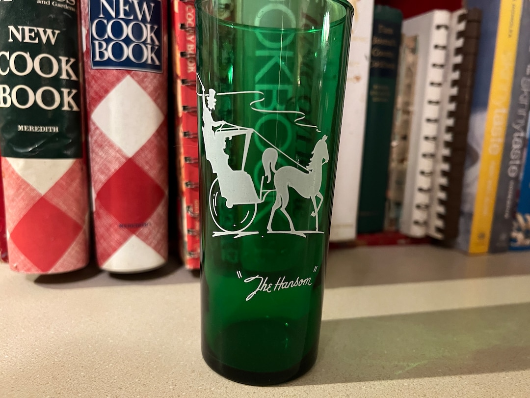 Vintage Holiday Emerald Green Fire King Cocktail Glass, the Hansom - Etsy