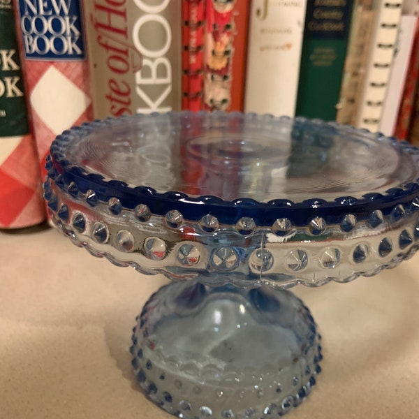 Blue Cake Stand - Etsy