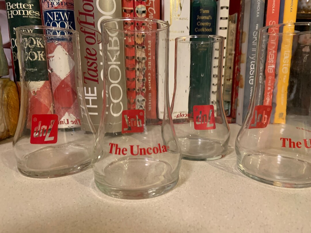 7up, the Uncola Glasses Set of Four - Etsy