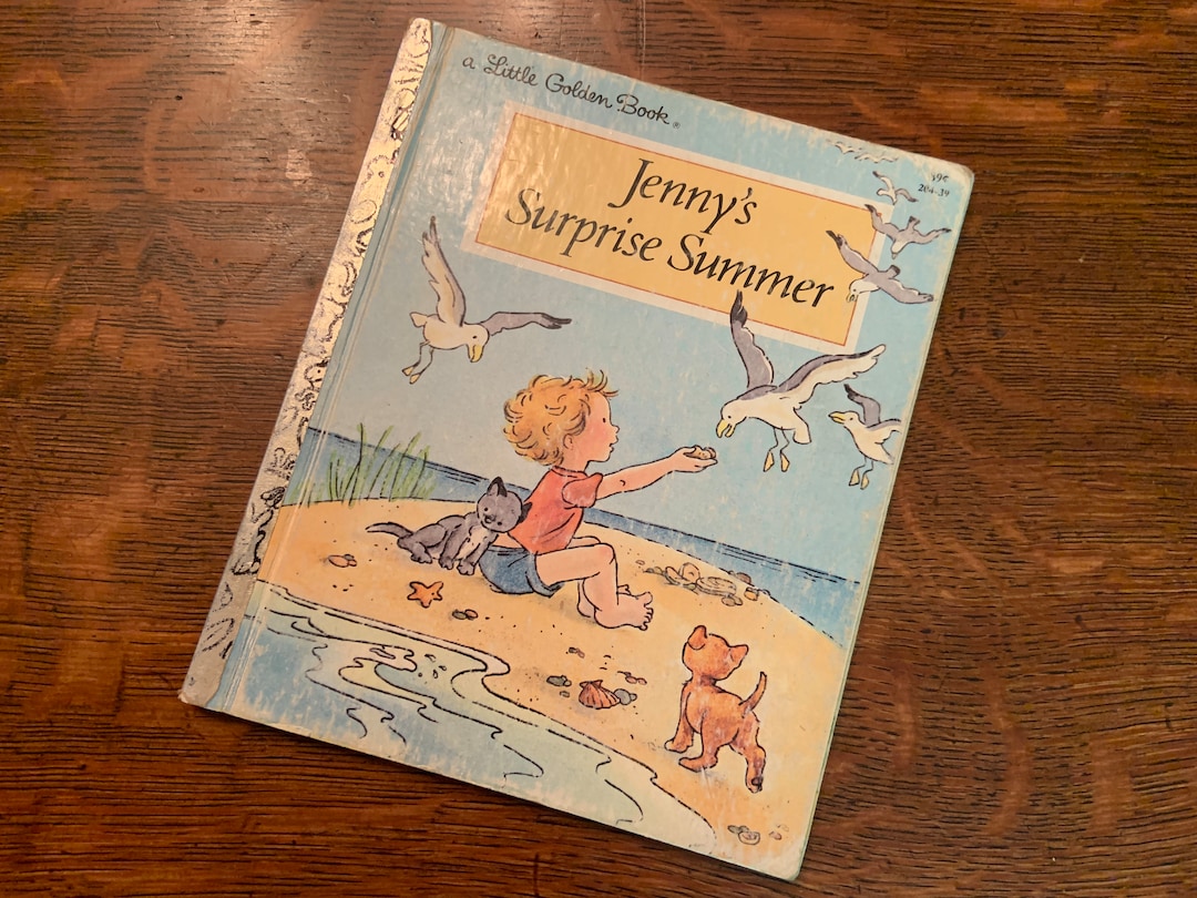 Vintage A Little Golden Book Jenny's Surprise Summer - Etsy