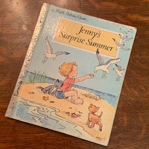 Vintage A Little Golden Book Jenny's Surprise Summer - Etsy