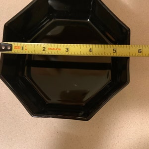 Vintage Arcoroc, Black Octime Dinnerware Small Plates - Etsy