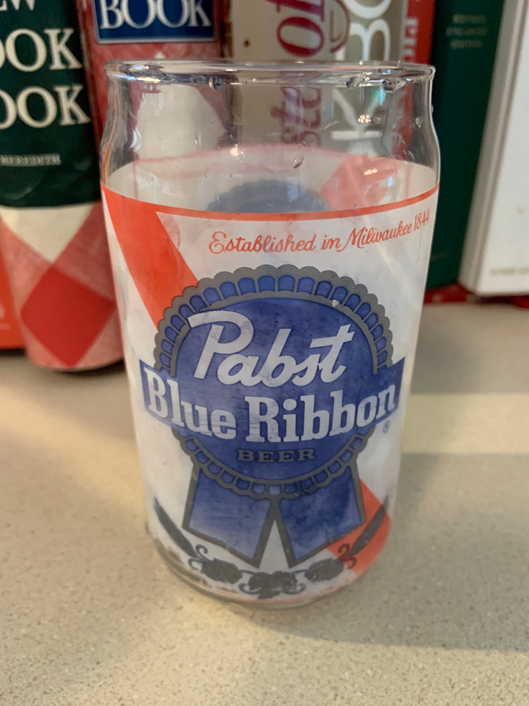 Vintage Collectible Pabst Blue Ribbon Glass - Etsy