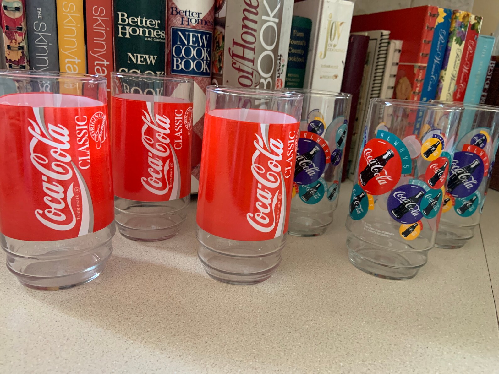 Vintage Coca Cola Glasses-set of six | Etsy
