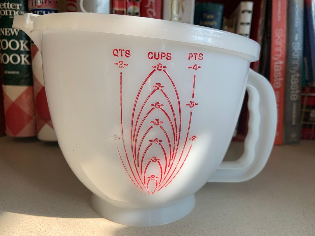 Vintage Tupperware Mix N Store With Snap Cap Mixing Bowl 8 Cup With Lid ...