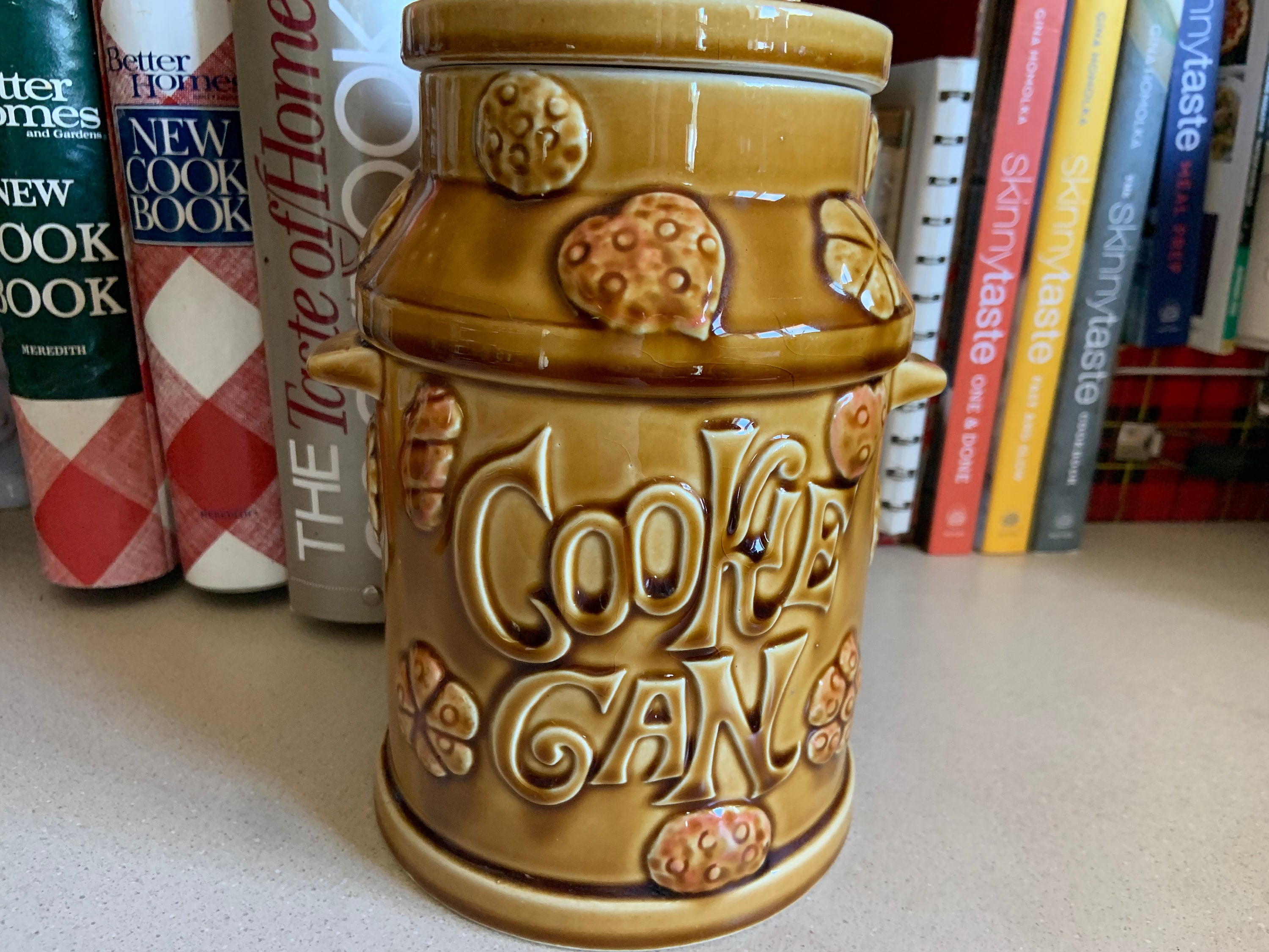 Vintage Cookie Can Tarro de galletas hecho en Japón - Etsy España