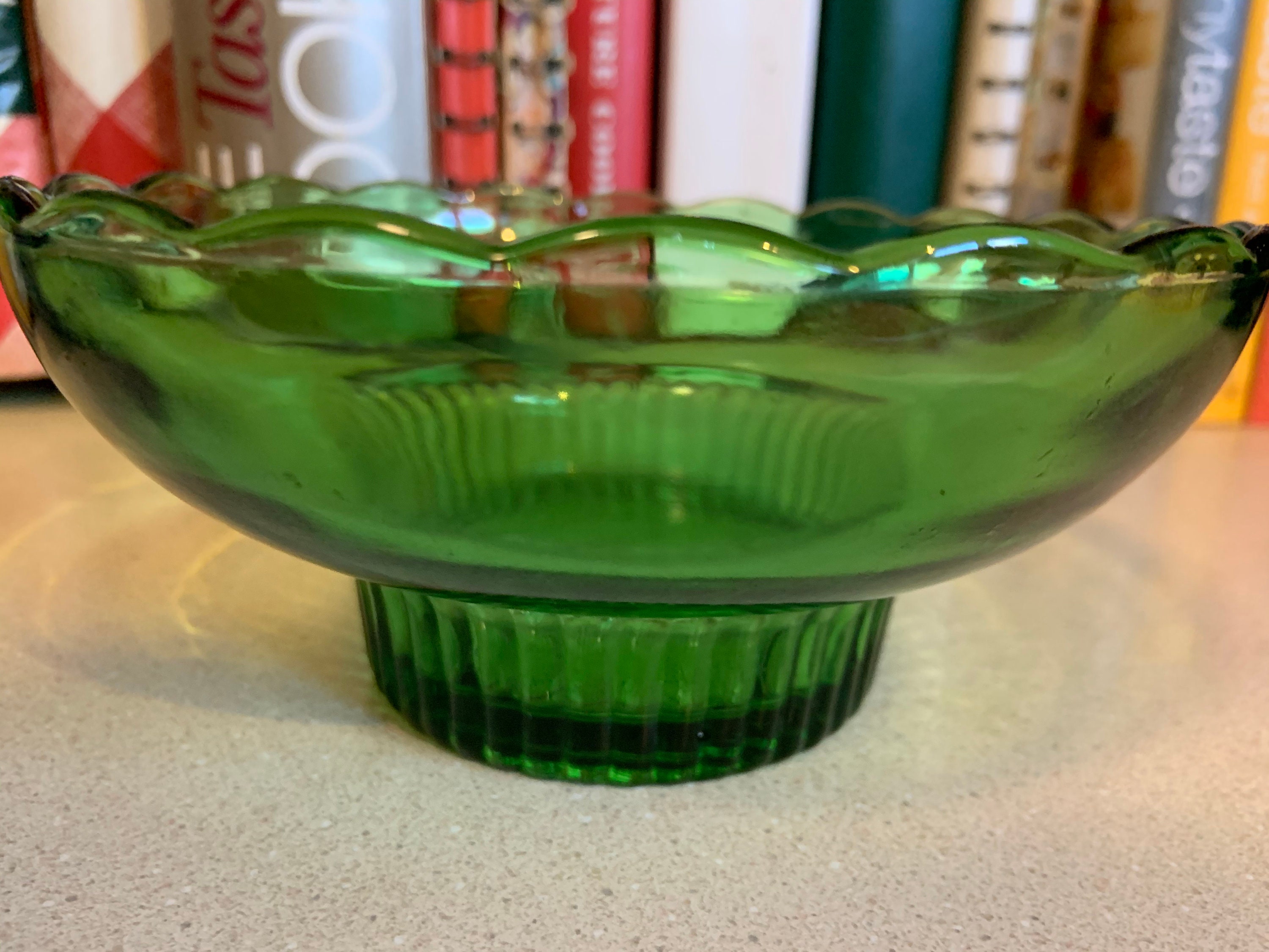 Vintage E.O. Broday M2000 Cleveland Glass Bowl - Etsy