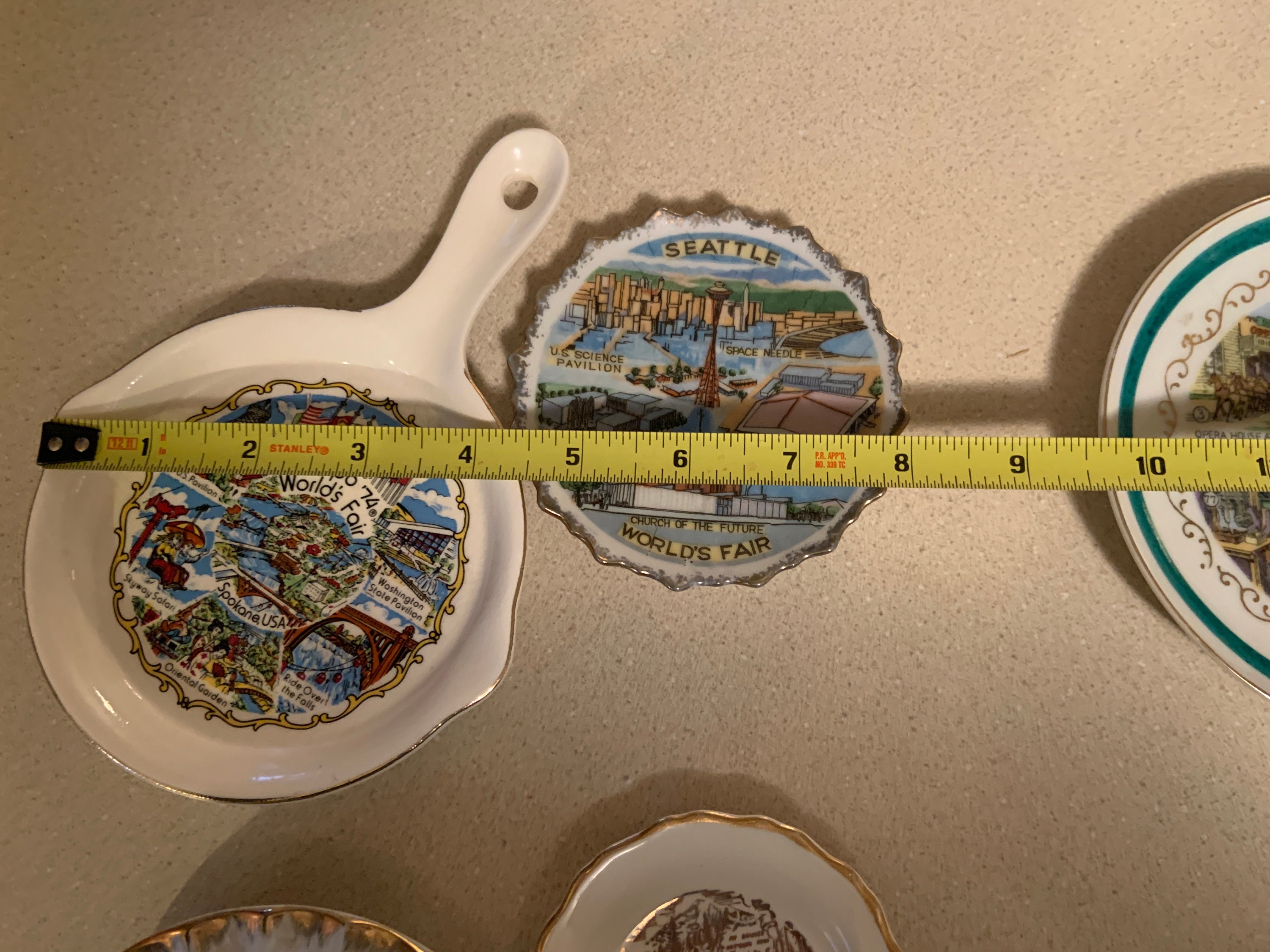 Vintage Collection of State Souvenir Plates Mini Plates | Etsy