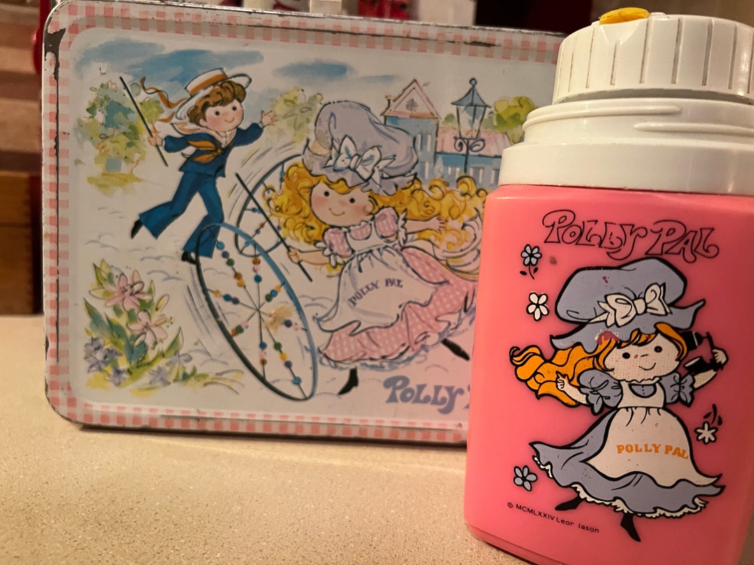 Vintage Polly Pal King Seely Thermos Co Lunchbox and Thermos Set - Etsy
