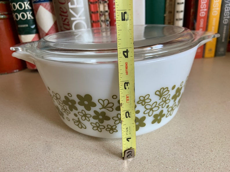 Vintage Pyrex Spring Blossom Bake Serve Store Casserole Dish | Etsy