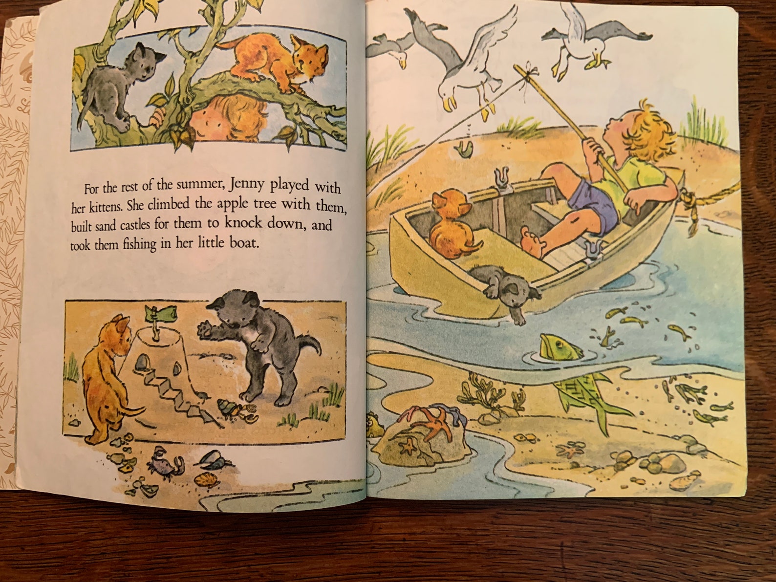 Vintage A Little Golden Book Jenny's Surprise Summer - Etsy