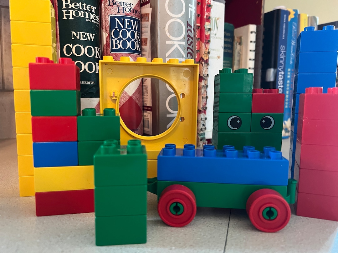 Vintage Collection of Lego Duplo Blocks - Etsy