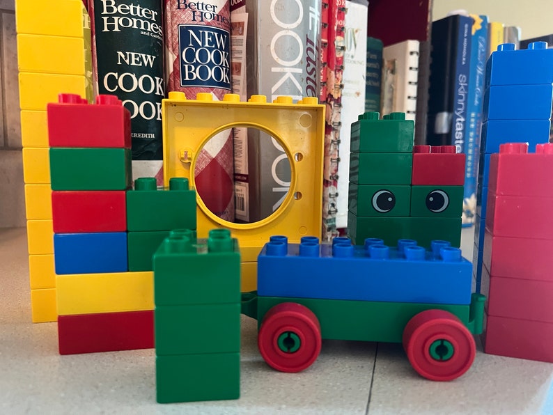 Vintage Collection of Lego Duplo Blocks - Etsy