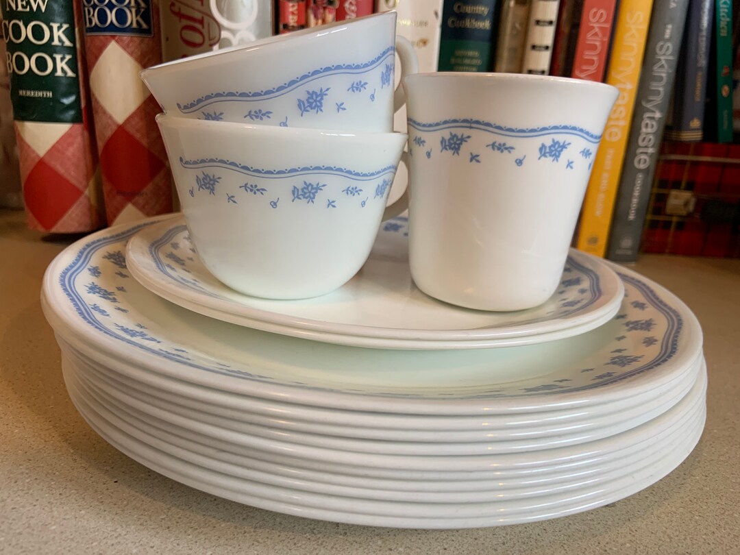 Vintage Corning and Corelle Morning Blue Collection - Etsy