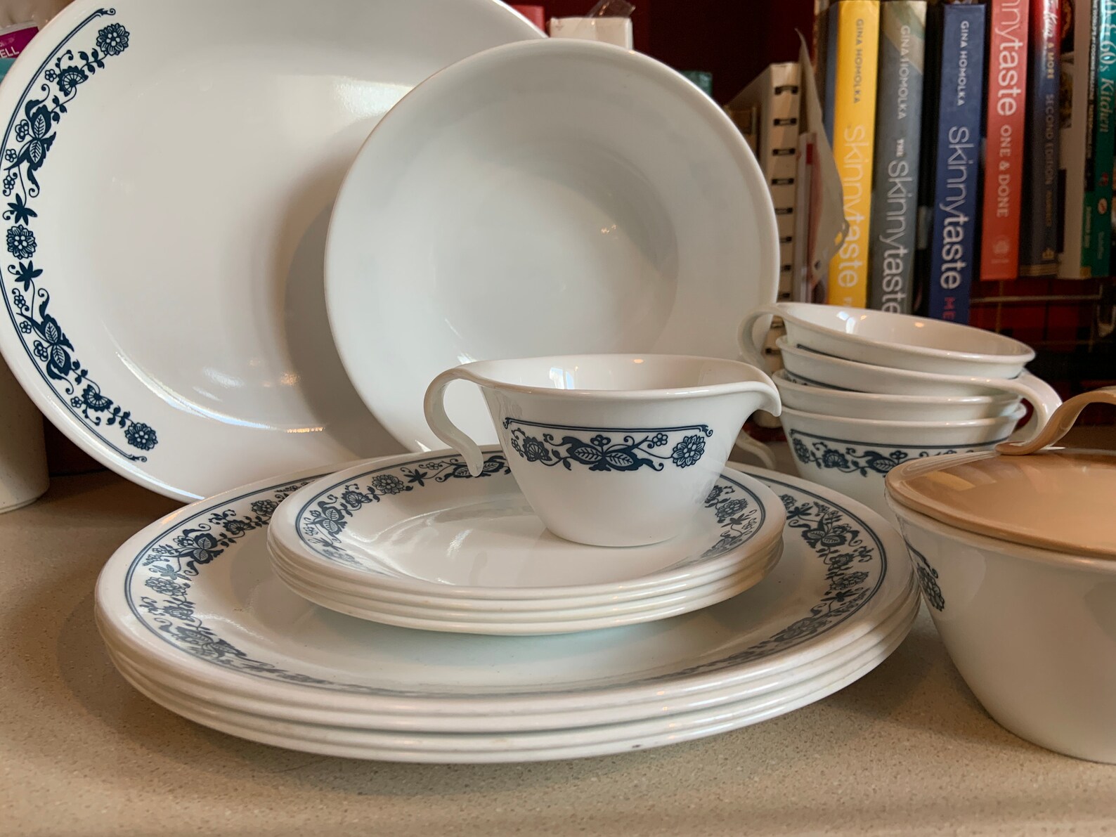 Vintage Corelle Old Town/blue Onion Dinnerware Collection - Etsy
