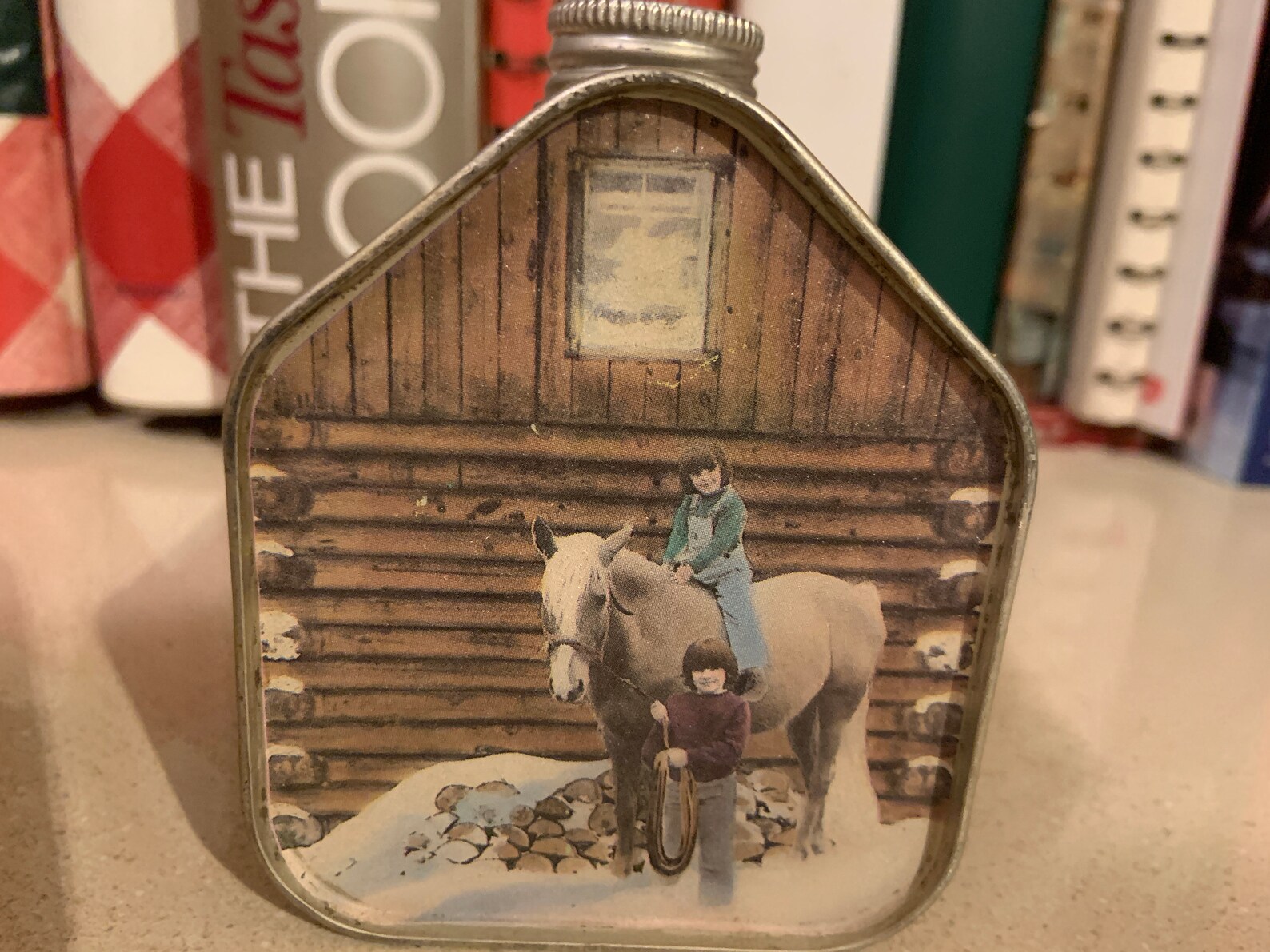 Vintage New England Container Co Log Cabin Maple Syrup Tin | Etsy