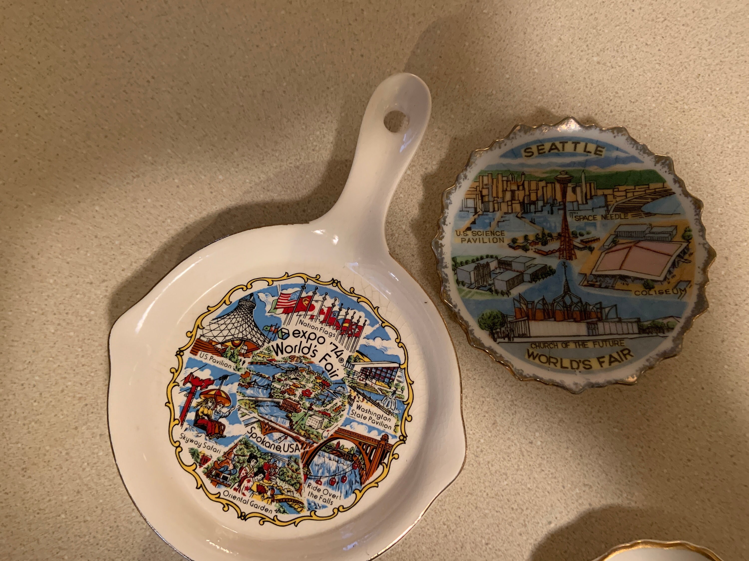 Vintage Collection of State Souvenir Plates Mini Plates | Etsy