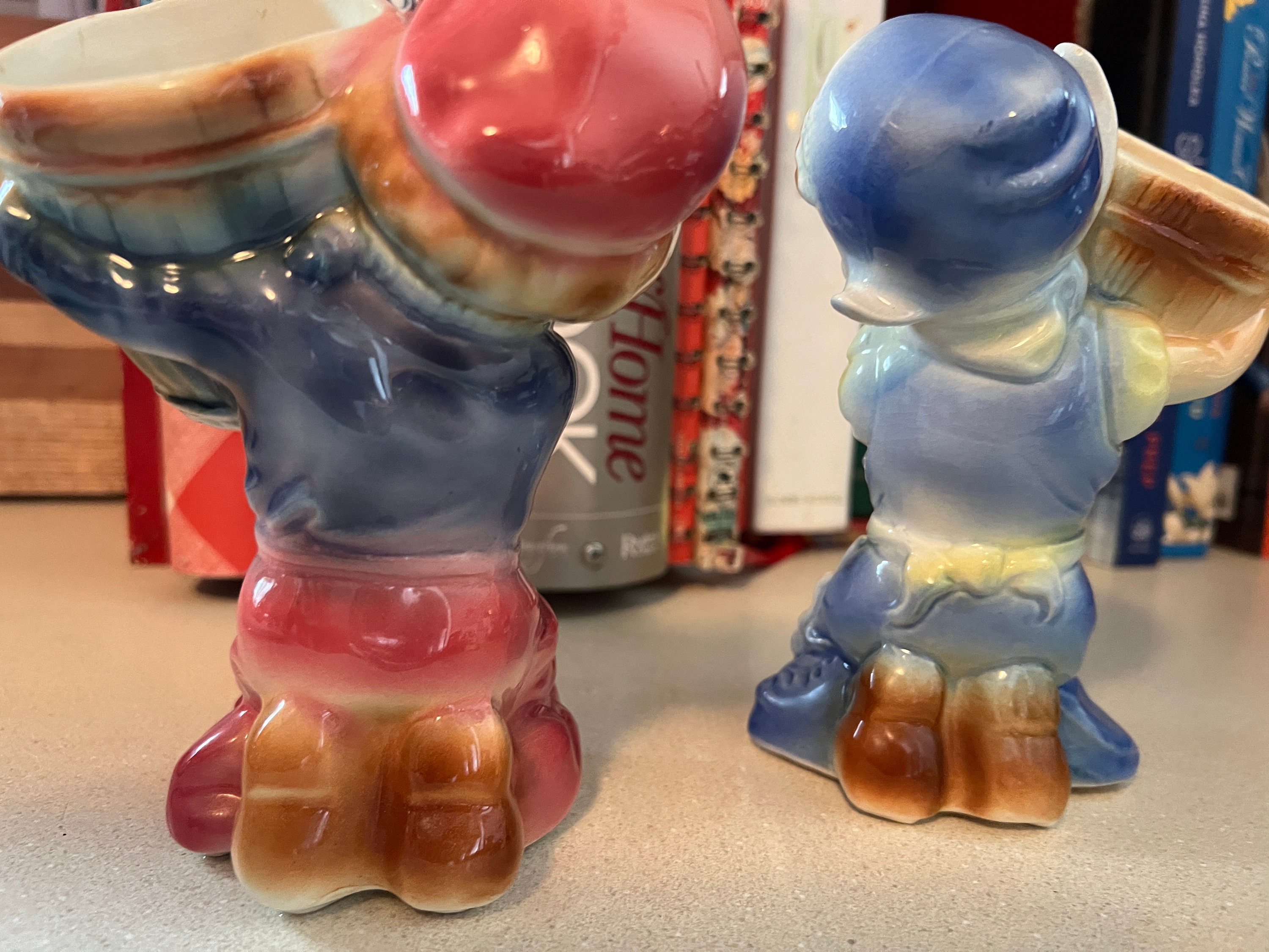 Vintage Royal Copley Pottery Dutch Boy and Girl Planter Set - Etsy