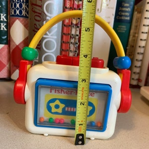 Vintage Fisher Price Collection of 90s Toys, Rock-a-stacker and Rattle ...