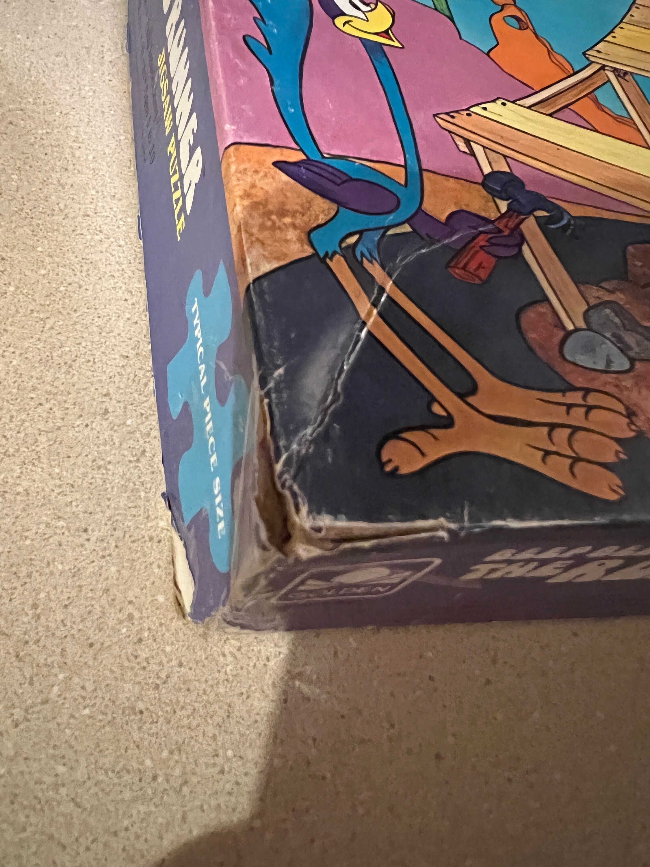 Vintage Looney Tunes Collection of Jigsaw Puzzles Road Runner - Etsy