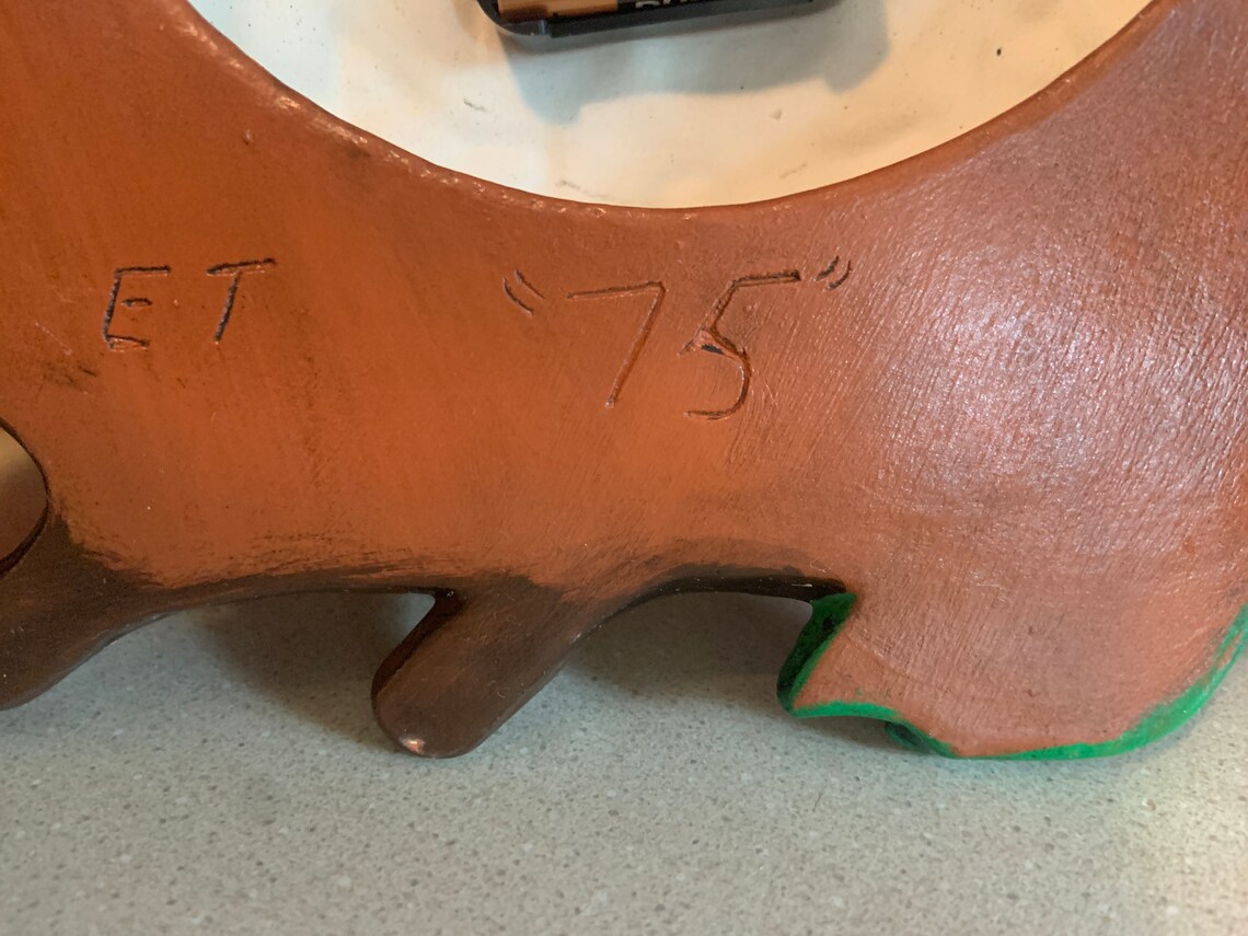 Vintage Ceramic Owl Wall Clock - Etsy