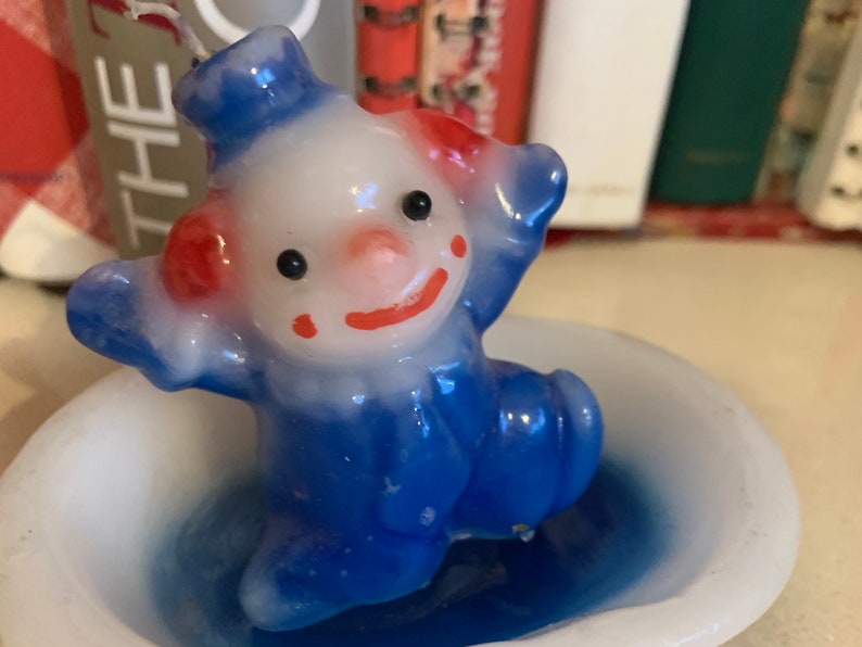 Vintage Candle, Clown in a Bathtub - Etsy