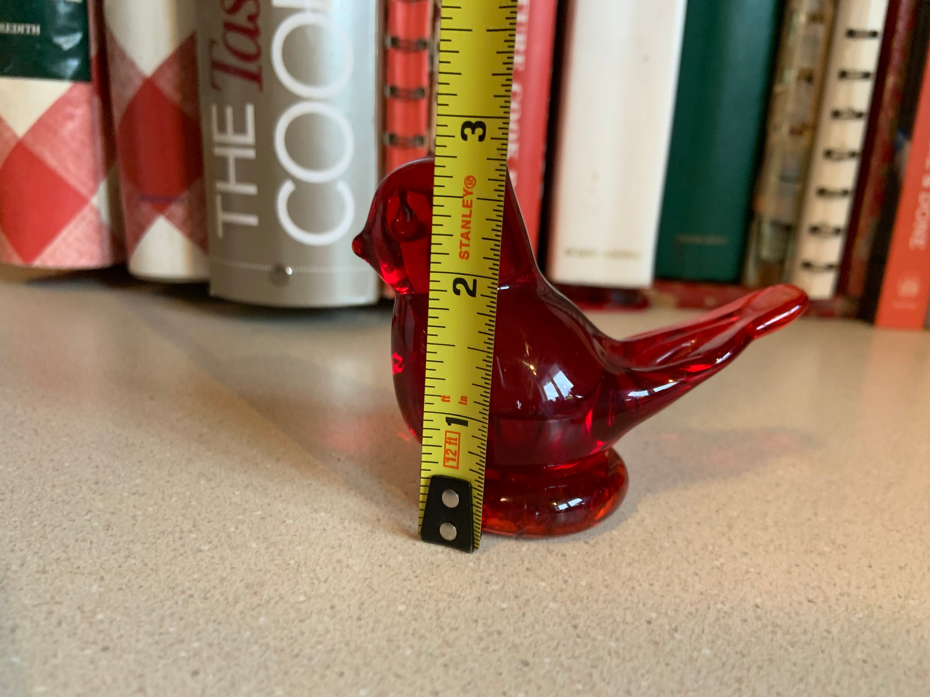 Vintage Red Cardinal and Blue Bunny Glass Figurines W Ward | Etsy