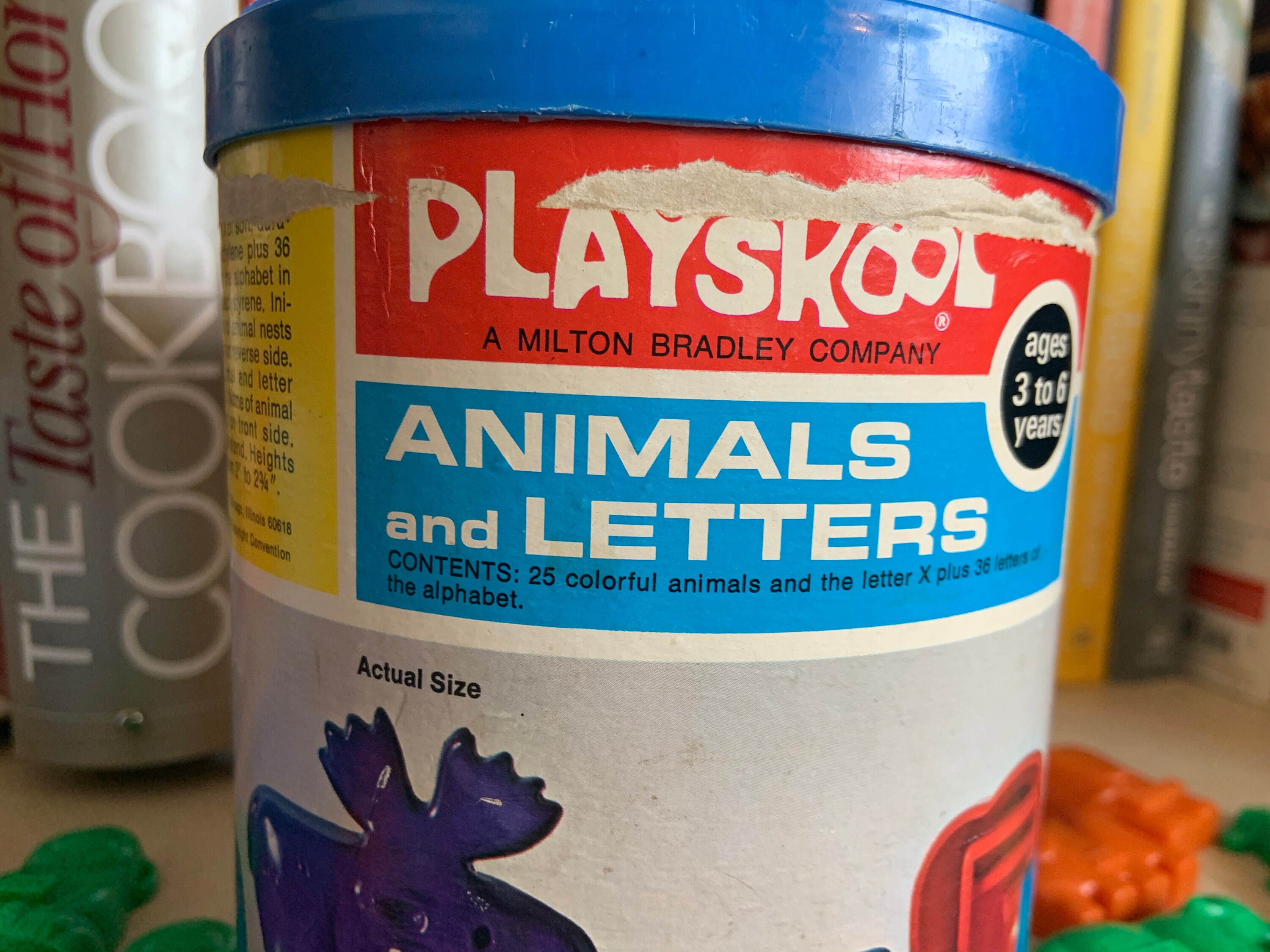 Vintage 1973 Playskool Animals and Letters - Etsy