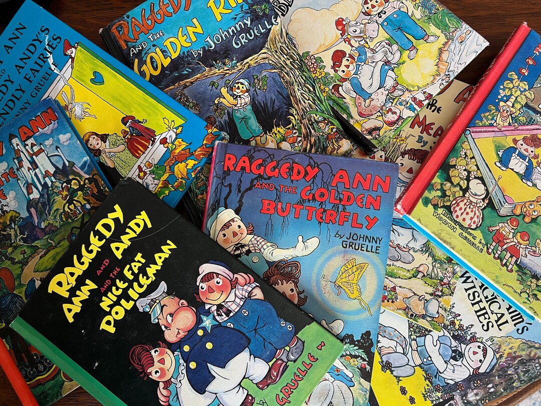 Vintage Raggedy Ann Book Collection by Johnny Gruelle - Etsy