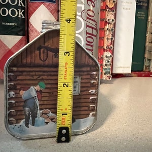 Vintage New England Container Co Log Cabin Maple Syrup Tin - Etsy
