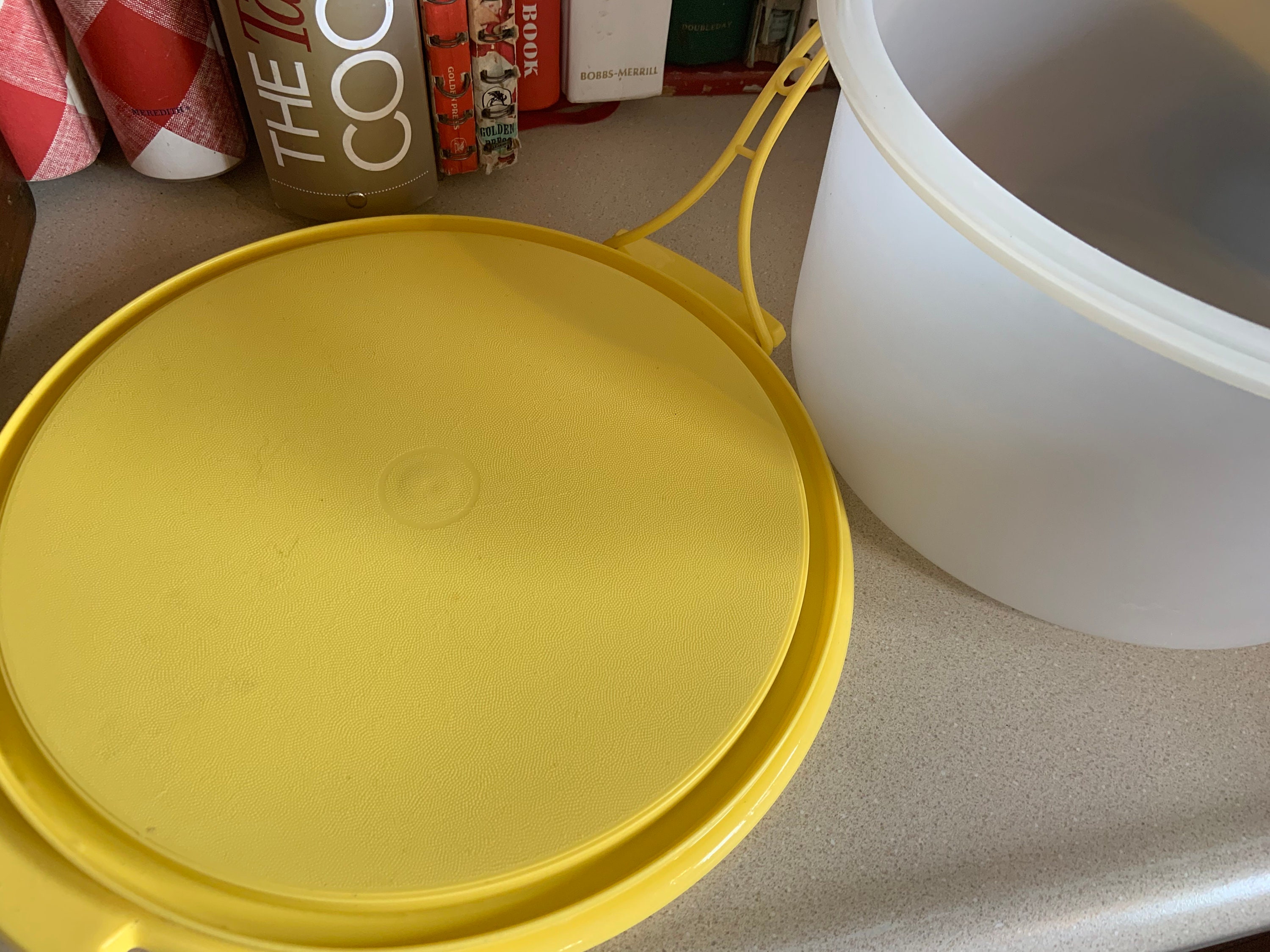Vintage Tupperware Cake Carrier-round - Etsy