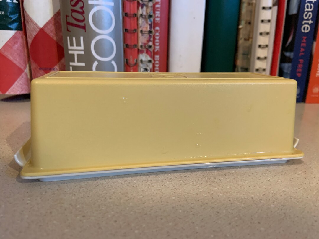 Vintage Tupperware Butter Keeper, Harvest Gold - Etsy